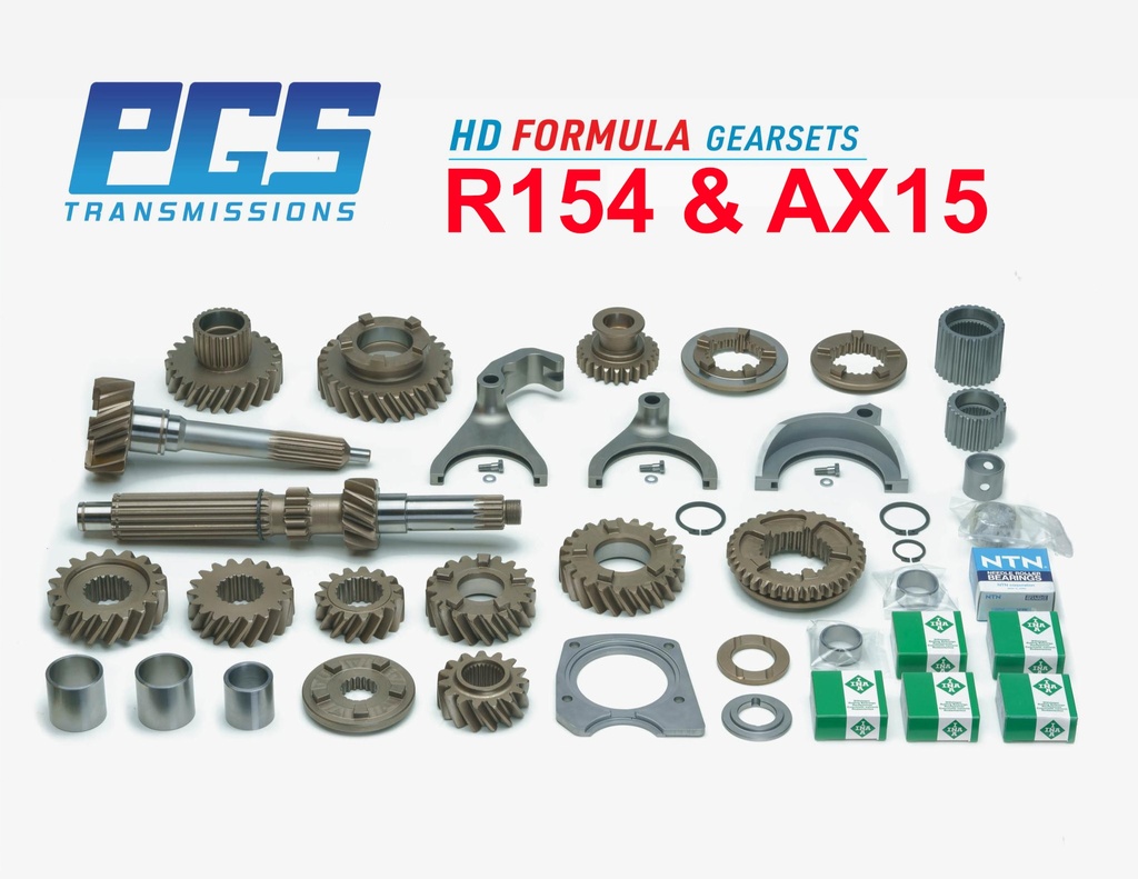 PGS Formula HD Dogbox 5-speed Gearset - R154 Transmission | pgsusa